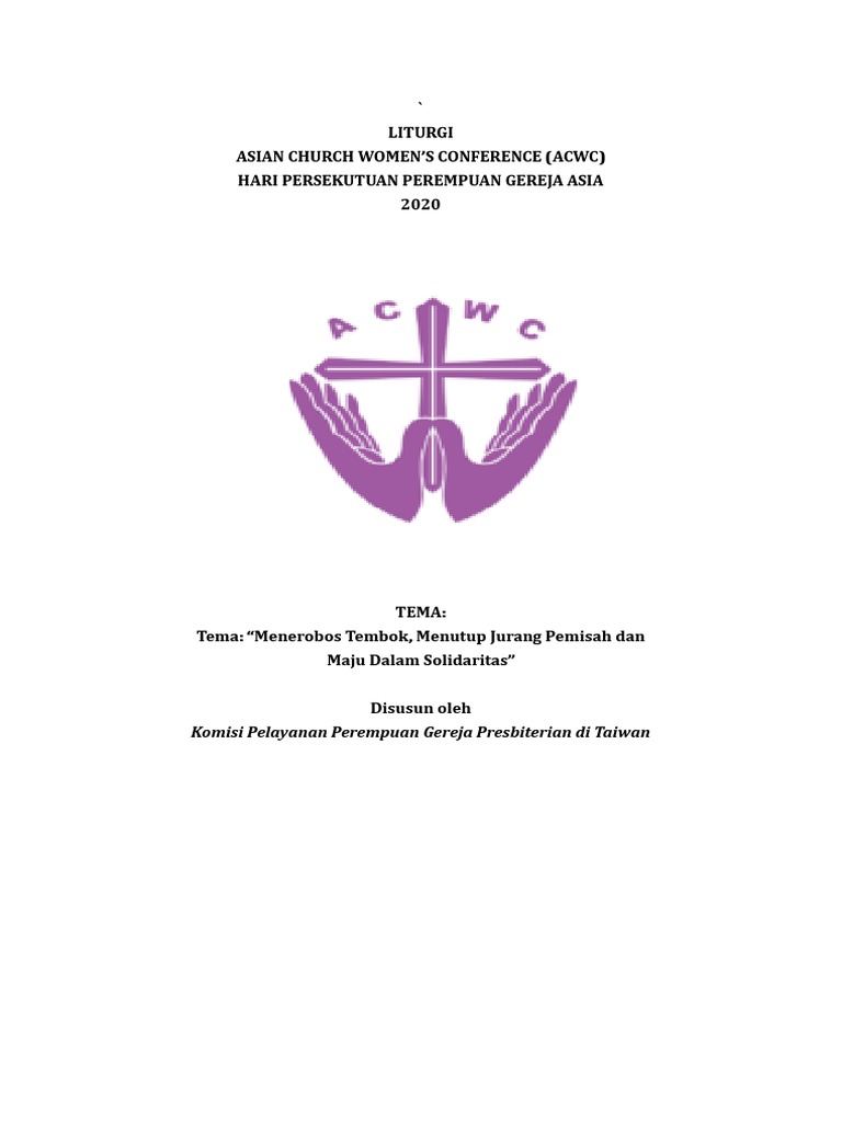 Liturgy ACWC: Solidaritas Perempuan Asia | PDF