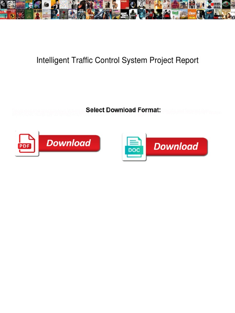 Intelligent Traffic Control System Project Report | PDF | Traffic | System