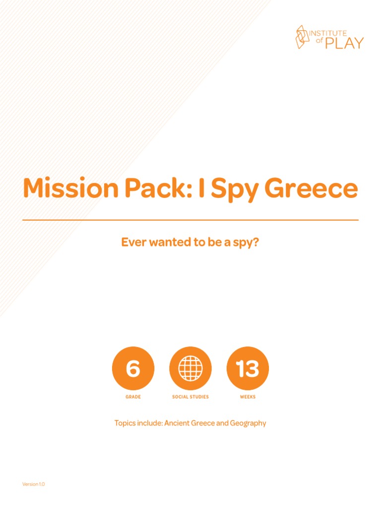 I Spy Greece: Engaging Social Studies Mission | PDF | Ancient Greece ...