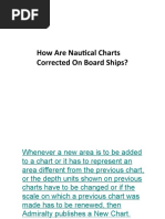Chart Correction Procedures Guide | PDF | Latitude | Tide