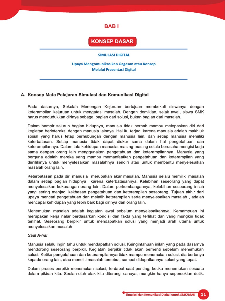 1 - Simdig Konsep Dasar Dan Penggalian Ide | PDF