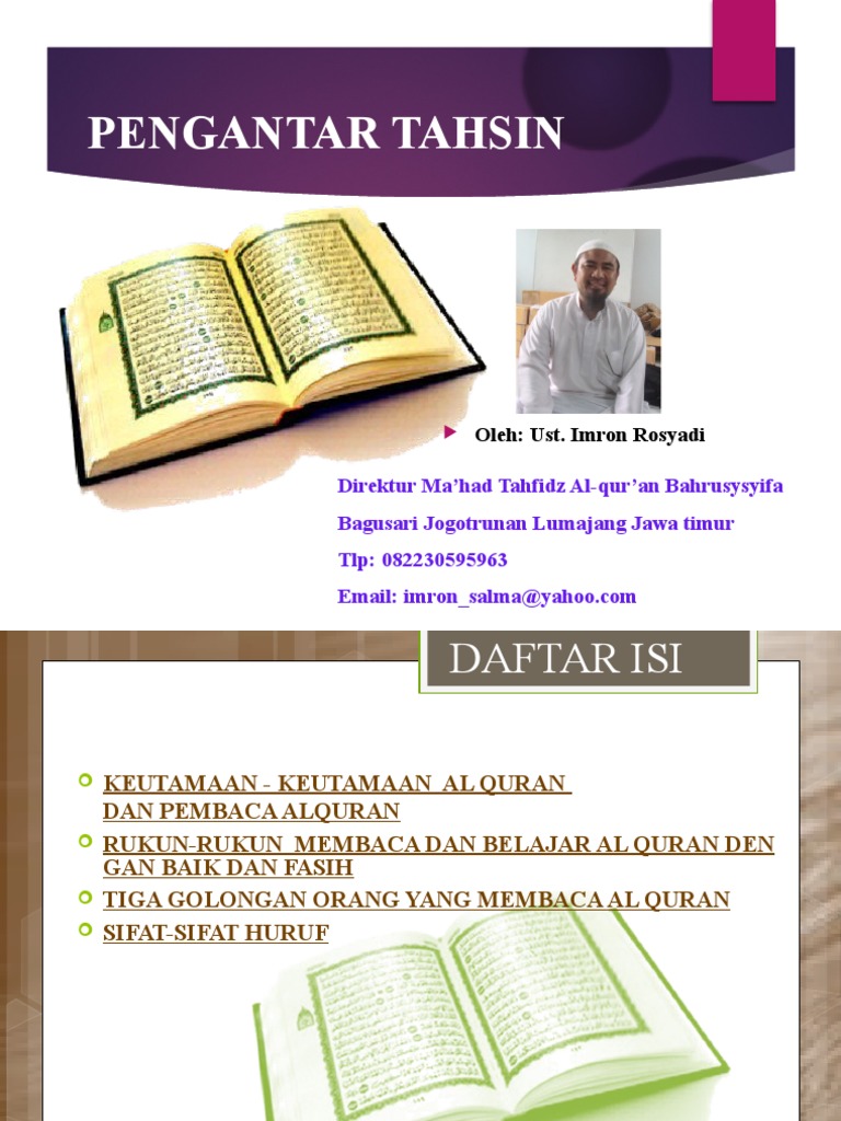 Pengantar Materi Tahsin (Edited) | PDF