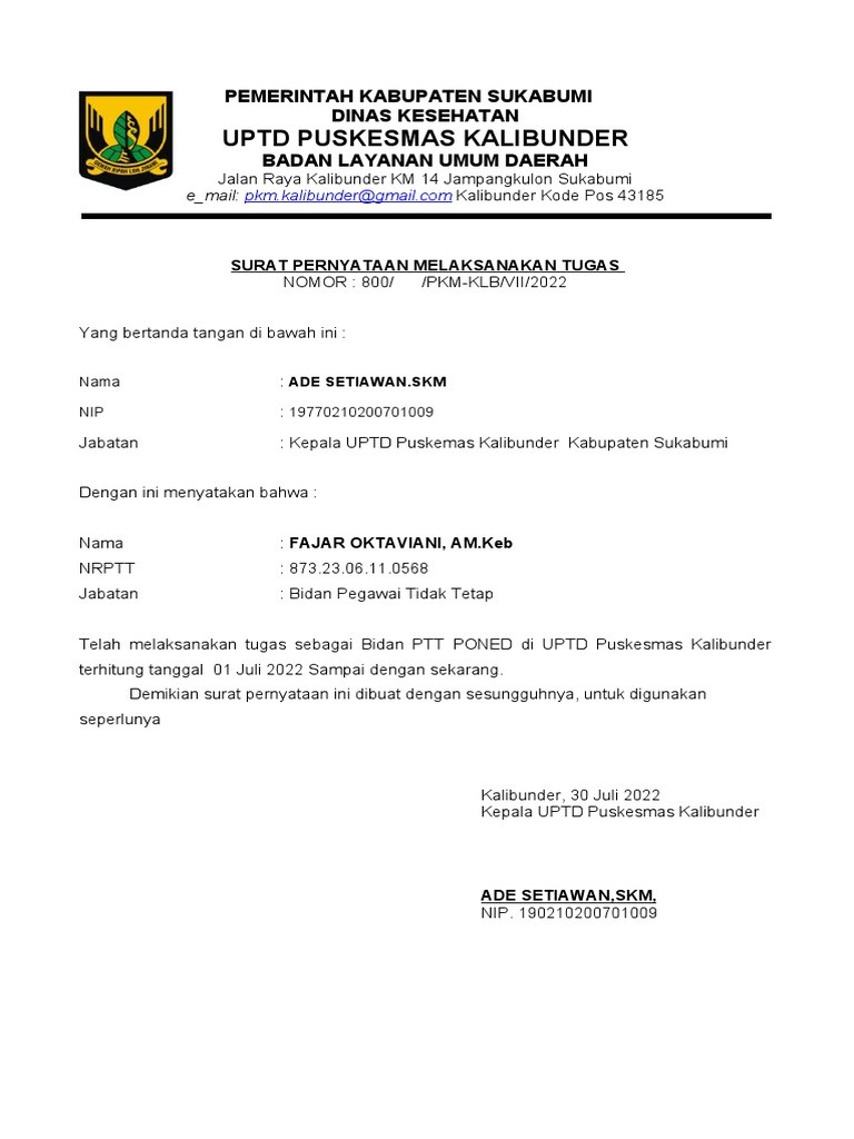 SPMT PTT Kinerja | PDF