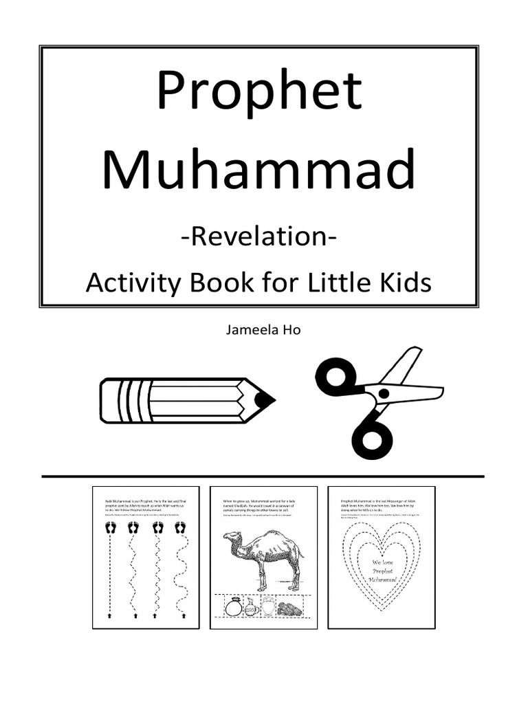 Prophet Muhammad Activity Book for Kids | PDF | Muhammad | Prophets And ...