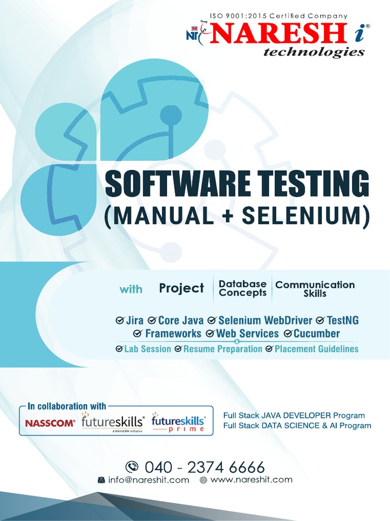 Selenium Training In Naresh I Technologies Pdf 