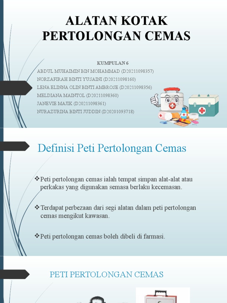 Panduan Peti Pertolongan Cemas | PDF