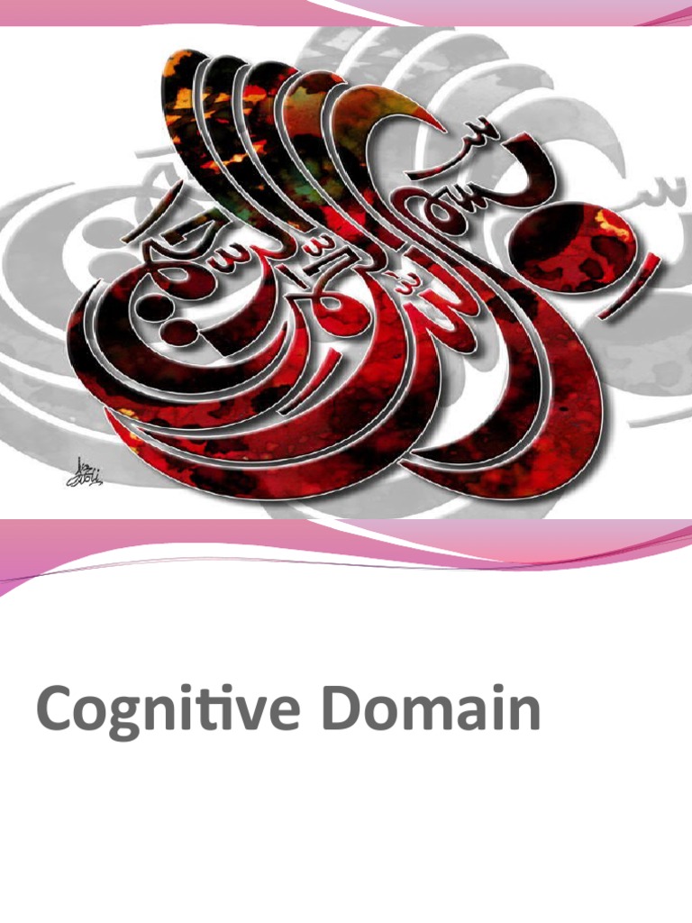 Cognitive Domain | PDF | Mental Processes | Science