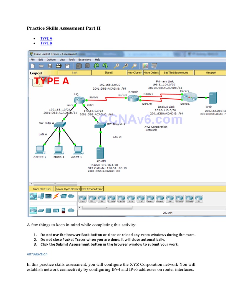 CCNA Routing & Switching Practice | PDF | Ip Address | I Pv6