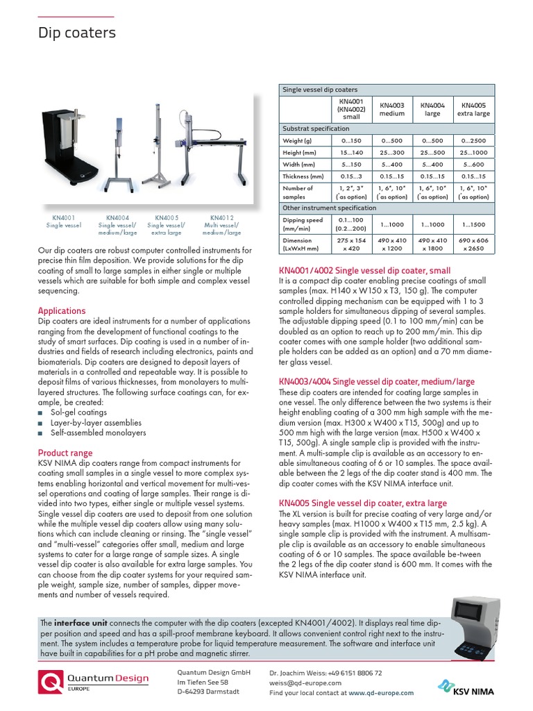 Dip Coaters en | PDF | Transmission Electron Microscopy | Materials Science