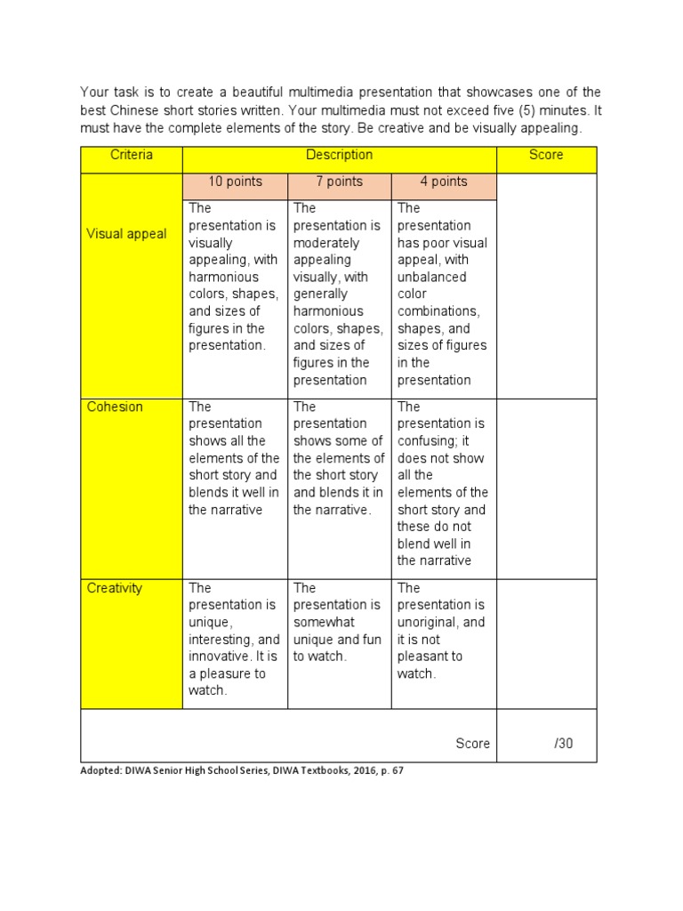 Showcasing a Chinese short story in under 5 minutes | PDF | The Arts