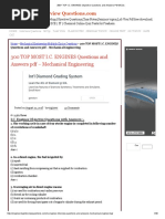 Carburetors Test Answer Sheet | PDF | Carburetor | Throttle