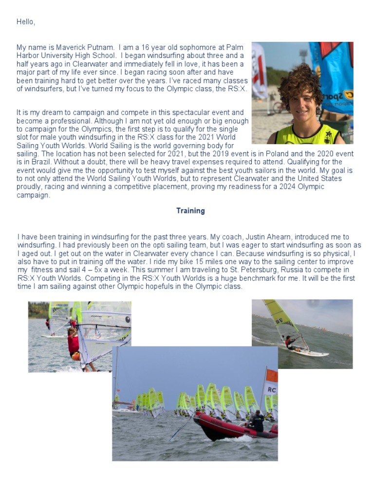 Mav Sponsorship Packet I | PDF | Water Transport | Water Sports