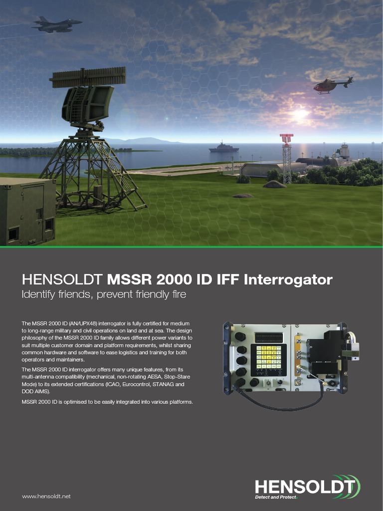 Hensoldt MSSR 2000 ID IFF Interrogator | PDF | Computing | Electronics