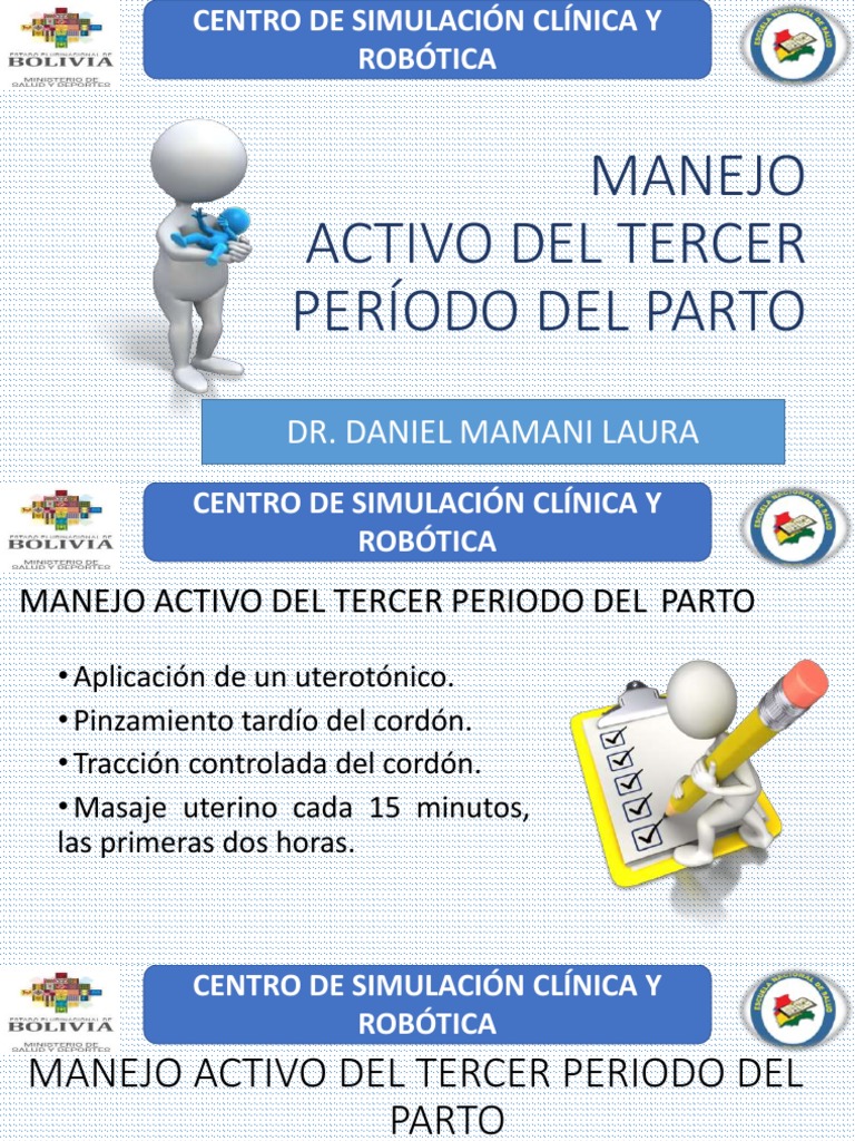 Manejo Activo de Tercer Periodo de Parto | PDF | Parto | Medicina CLINICA