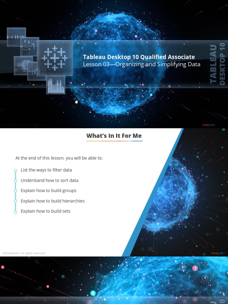 Lesson 3 - Organizing _ Simplifying Data | PDF | Databases | Hierarchy
