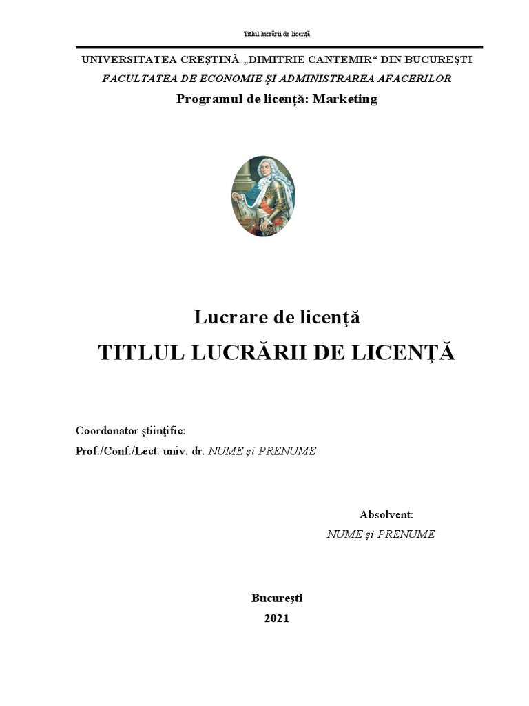10.template Licenta Feaa 2021 | PDF
