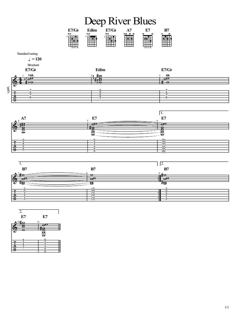 Deep River Blues | PDF