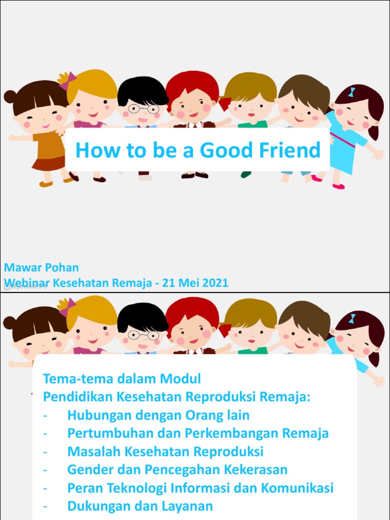 How To Be A Good Friend - MP | PDF