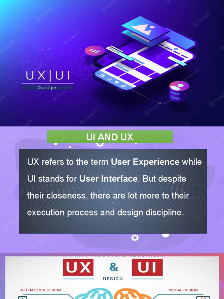 UI and UX Presentation | PDF | User Interface | Cognitive Science