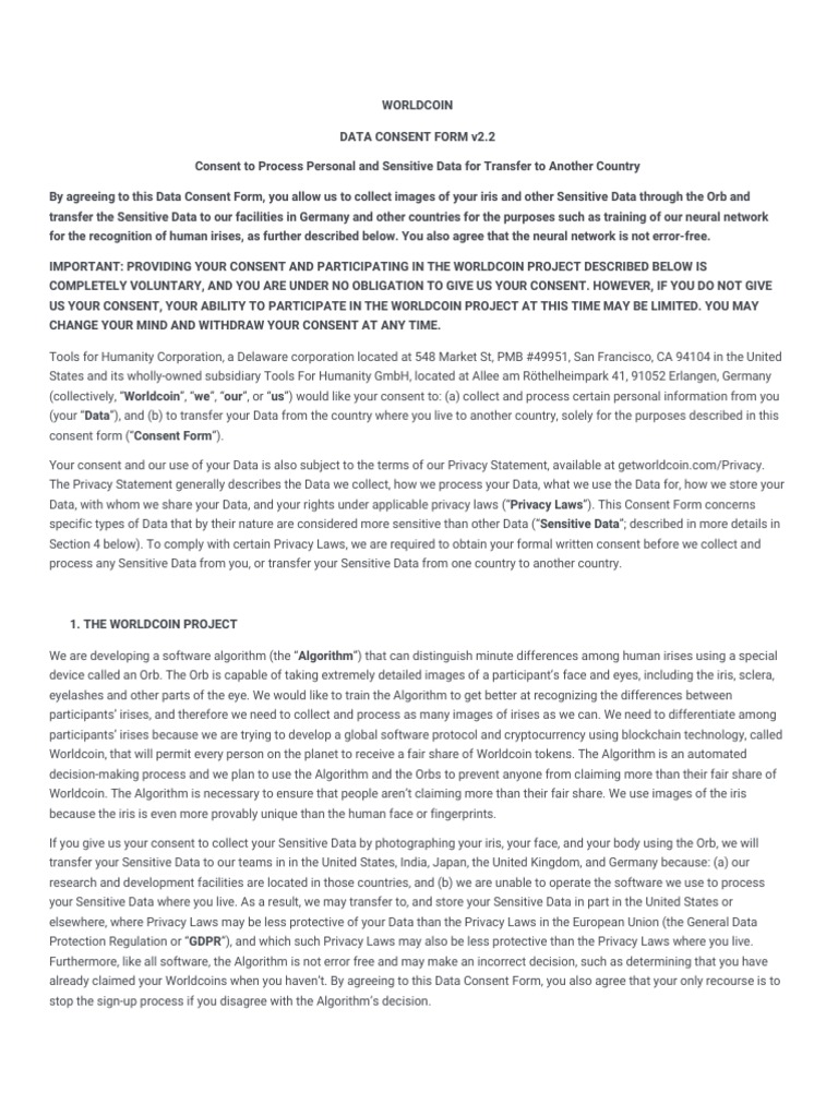 Data Consent Form 1 0 Download Free Pdf Privacy Computing