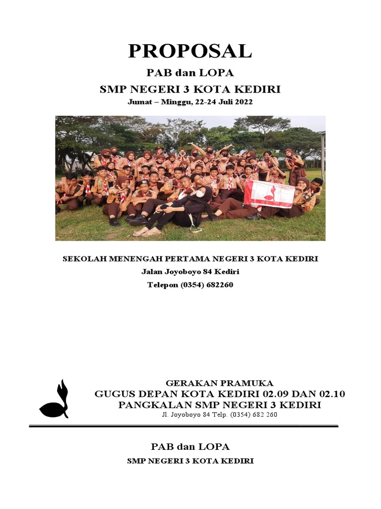 Proposal Pab-Lopa Tahun 2022 | PDF