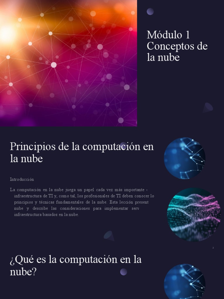 Módulo 1 Conceptos de La Nube | Download Free PDF | Computación en la nube | Microsoft Azure