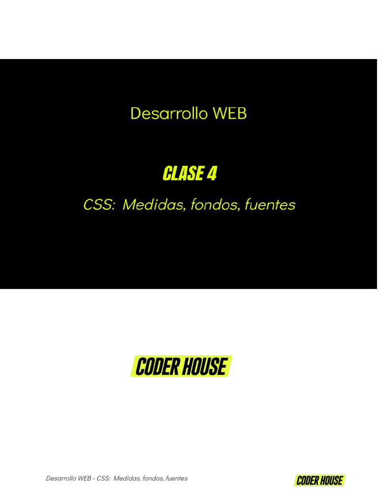 Clase 4 - CSS - Material Complementario | PDF | ciberespacio | Diseño web