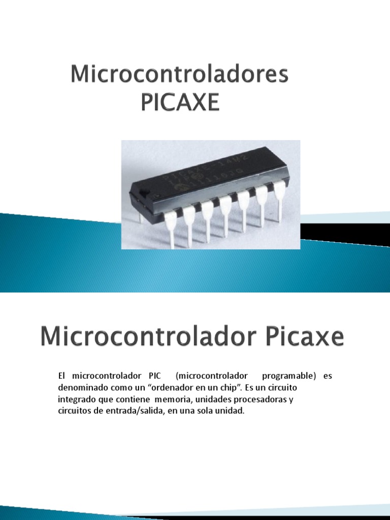 Microcontroladores Picaxe | PDF | Microcontrolador | Electrónica