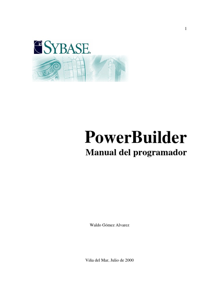 Manual Power Builder | PDF | Objeto (informática) | Ventana (informática)
