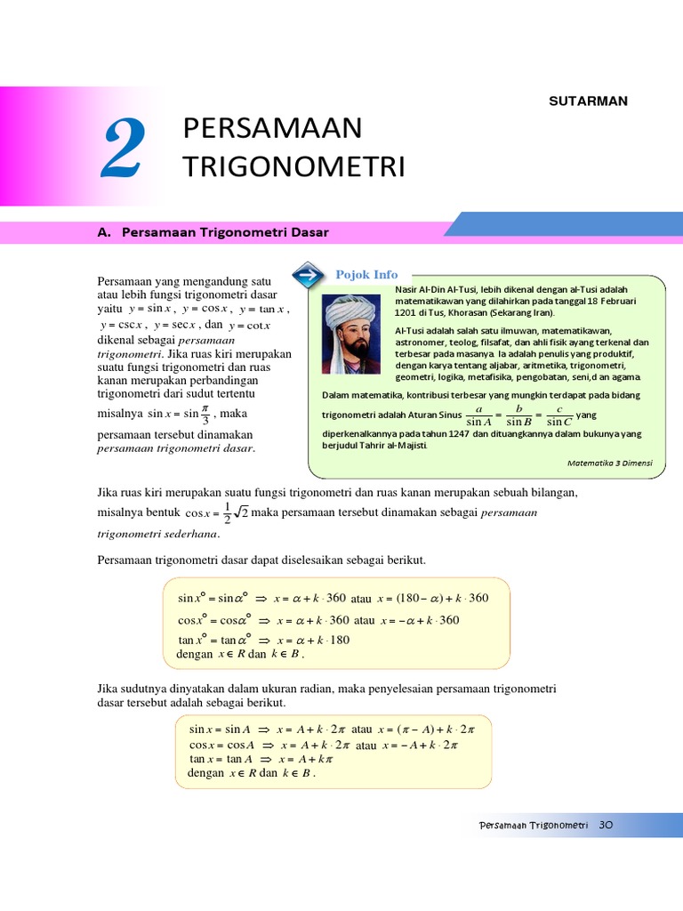 Persamaan Trigono | PDF