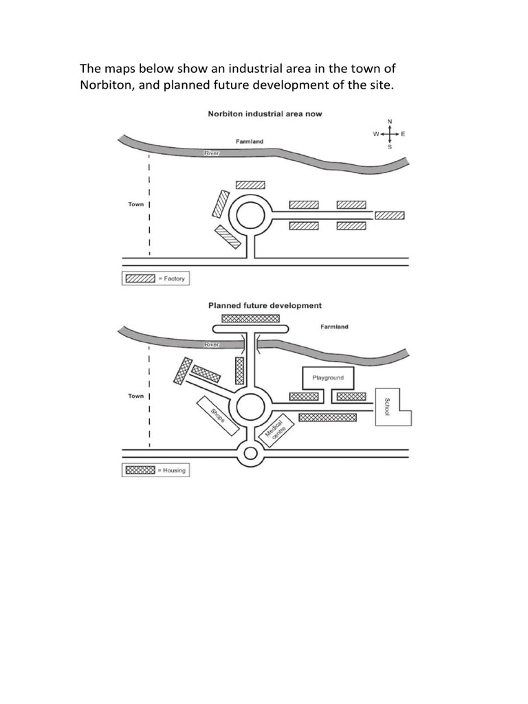 The Maps Below Show An Industrial Area in The Town of Norbiton, and ...