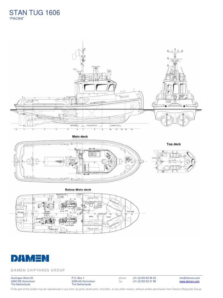 Damen Stan Tug 1606 Overview | PDF