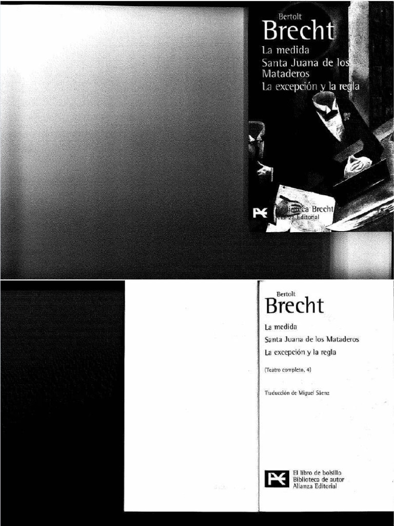 PDF Brecht Bertolt La Medida Compress | PDF
