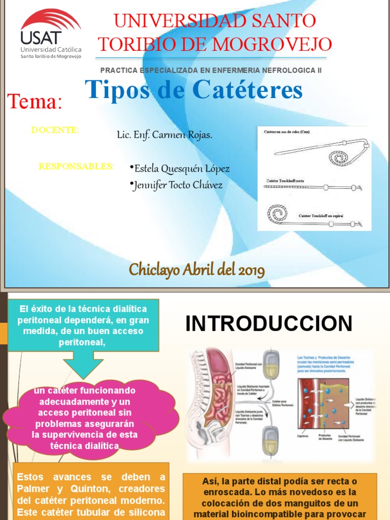 Tipos de Cateter | PDF | Peritoneo | Anatomía