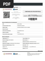 Acuse de Inscripción RFC | PDF | Privacidad de la información | Gobierno