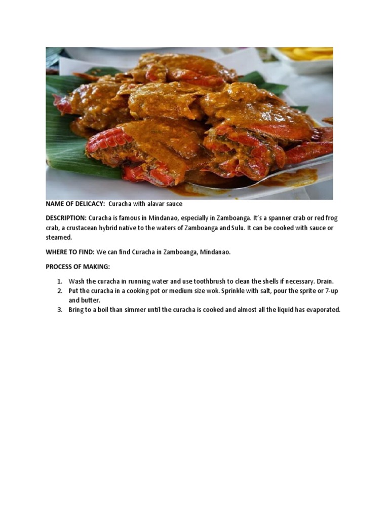 Popular Foods in Mindanao | PDF | Food Ingredients | Asian Cuisine
