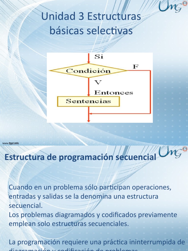 Unidad III Estructuras Basicas Selectivas | PDF | Java (lenguaje de ...