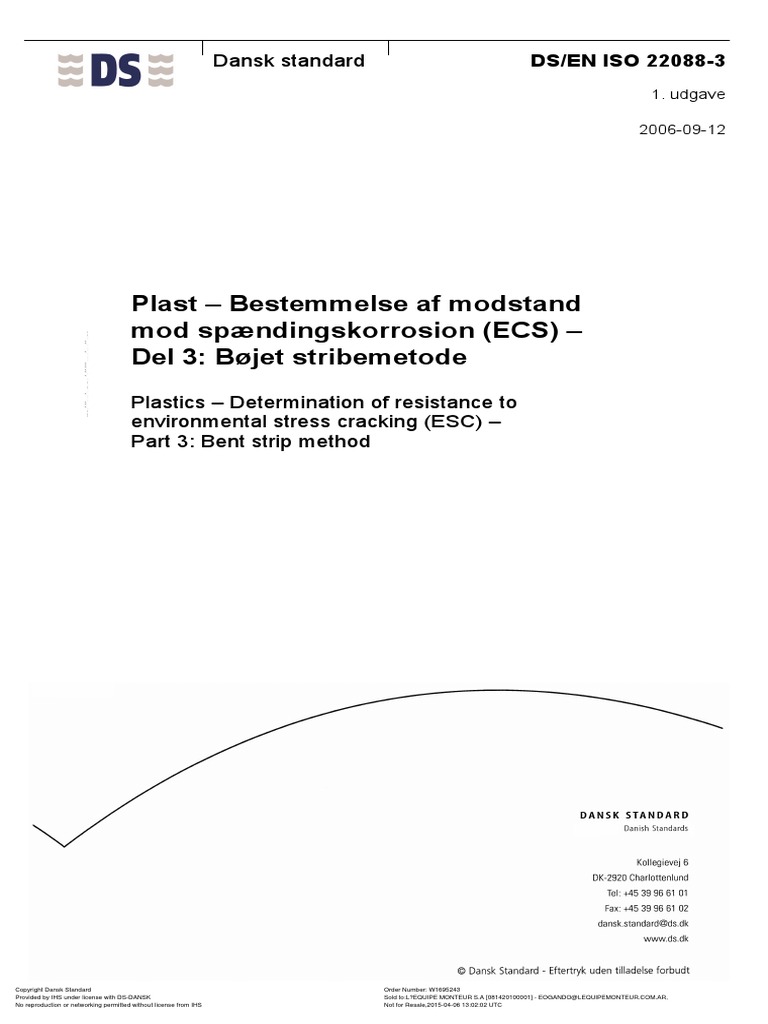 Ds-En Iso 22088-3 | PDF