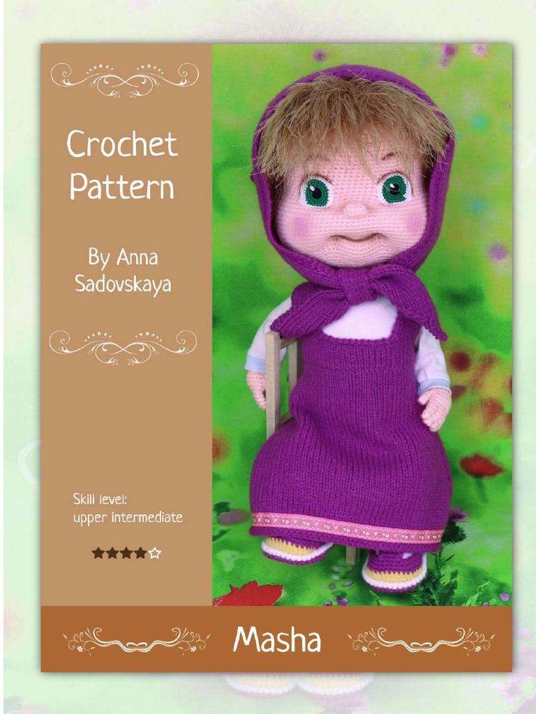 ENG. Masha (1) | PDF | Knitting | Crochet