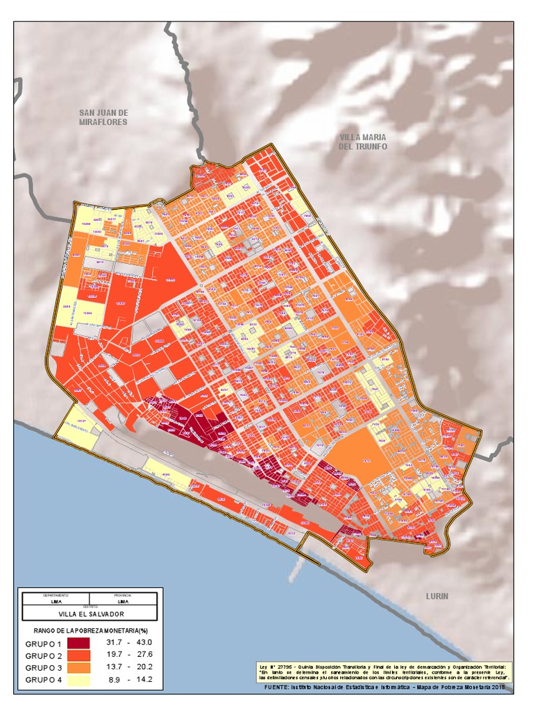 Mapa de Chorrillos y Zonas Peligrosas | PDF