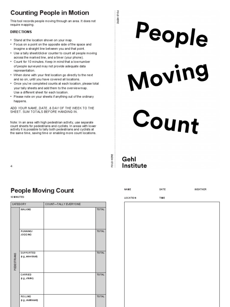 Counting Foot Traffic: A Guide to Conducting Pedestrian and Cyclist ...