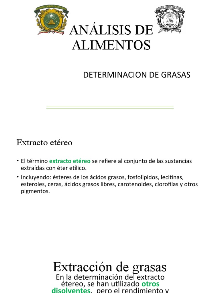 Extracto Etéreo | PDF | Etanol | Alimentos