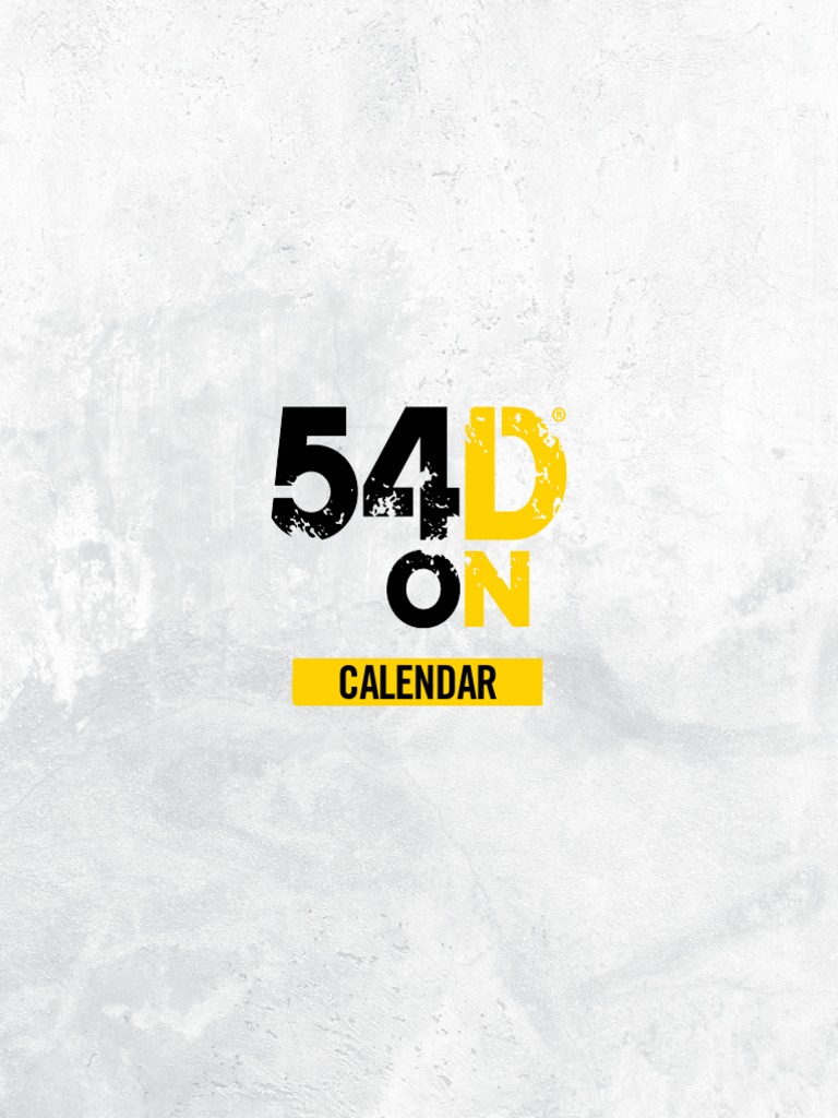 54D ON Nutrition Calendar | PDF