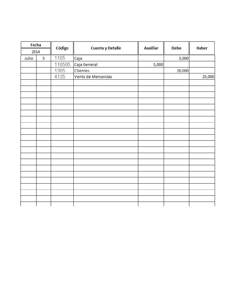 FORMATO DIARIO GENERAL | PDF