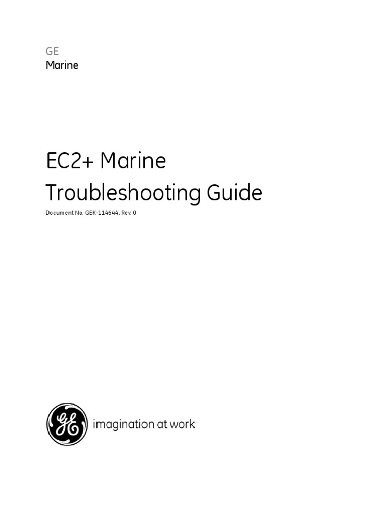 GE Troubleshooting Guide EC2+ Marine | PDF | Turbocharger | Thermocouple