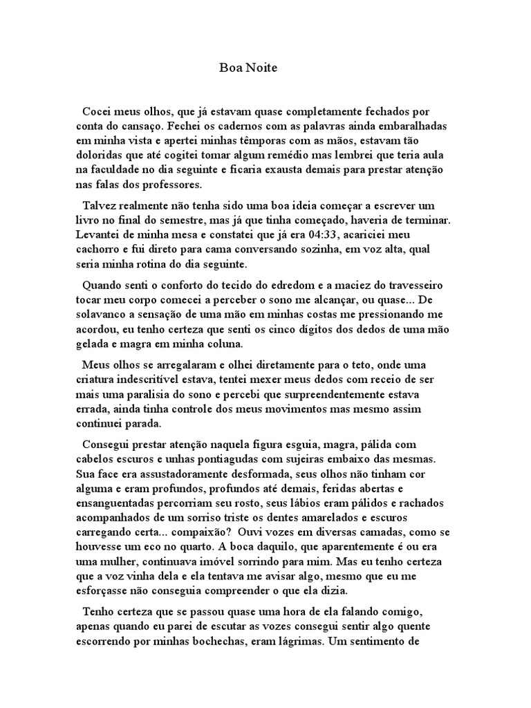 Boa Noite Pdf Poesia