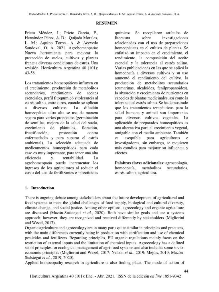 Agro Homeo | PDF | Plantas | Botánica