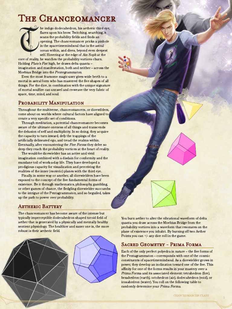 The Chanceomancer: Probability Manipulation | PDF | Copyright | License