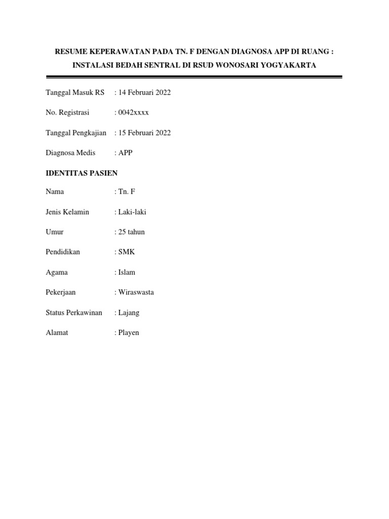 Resume Ibs App Rido | PDF