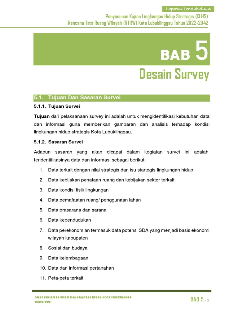 5 - Desain Survey | PDF